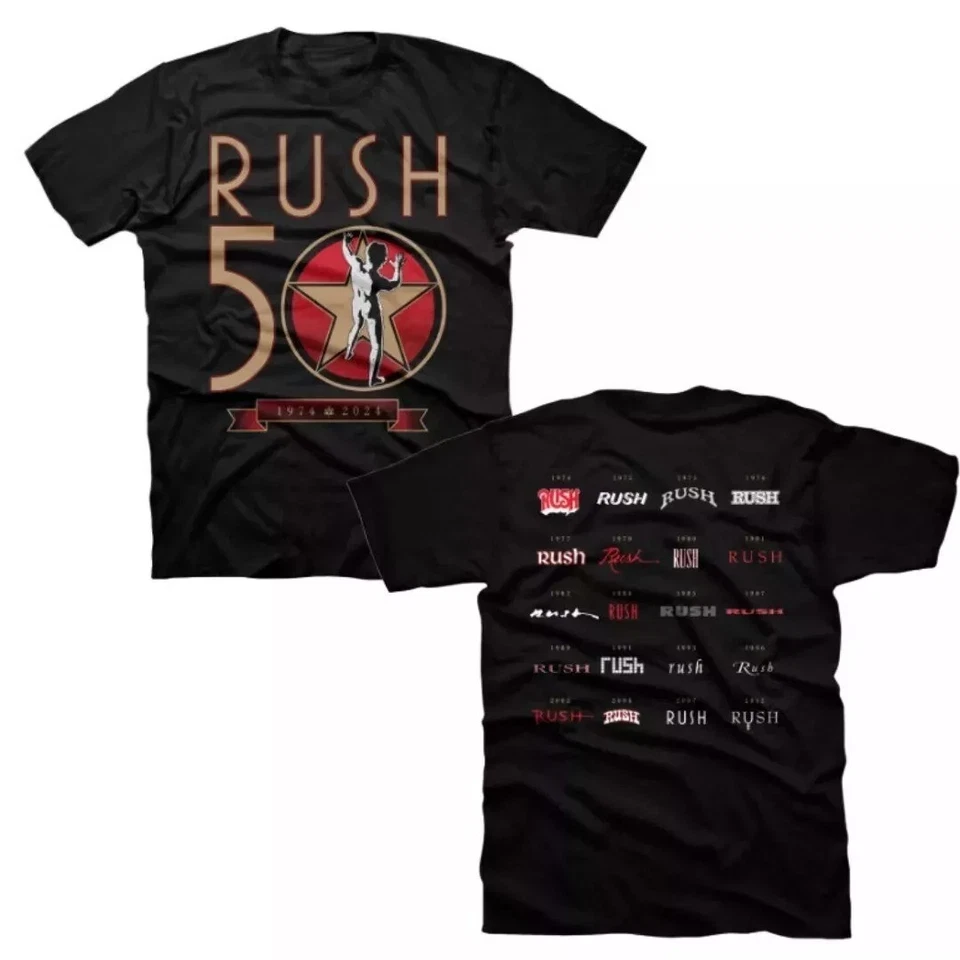 Rush R50 Concert Tour T-Shirt Great new hot shirt for fan best hot ...