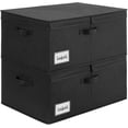 Rush & Roam Extra Large Storage Bins with Double-Open Lid, Closet ...
