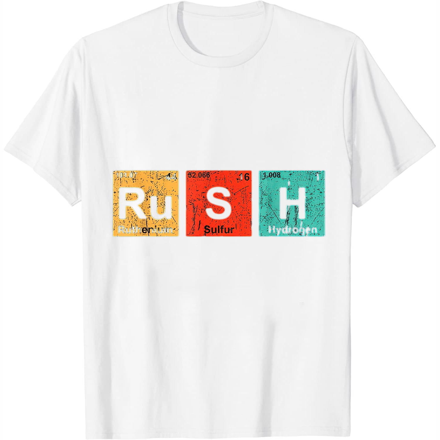 Rush (Ru-S-H) Periodic Table Elements Shirt T-Shirt - Walmart.com