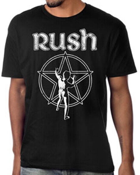 Rush Starman Album Cover Men's T Shirt Rock Band Music Merch 2XL * LAST ...