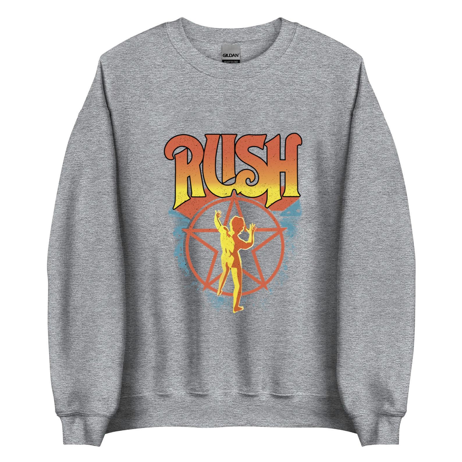 Rush Starman Neil Peart Geddy Lee Alex Lifeson Sweatshirt - Walmart.com