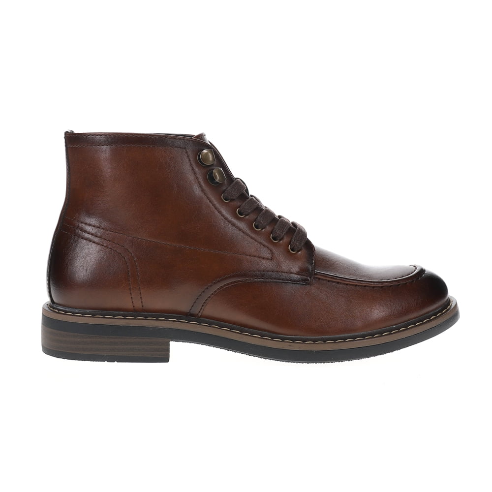 Rush by Gordon Rush Mens Burnished Lace Up Ankle Dress Boots - Walmart.com