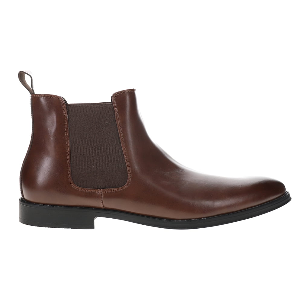 Rush by Gordon Rush Mens Modern Round Toe Pull On Chelsea Ankle Dress ...