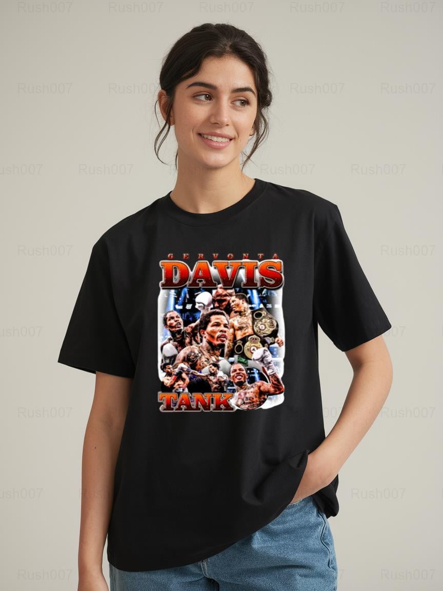 Rush007 Gervonta Davis Bootleg Vintage T-Shirt - Classic, Retro, Boxing ...