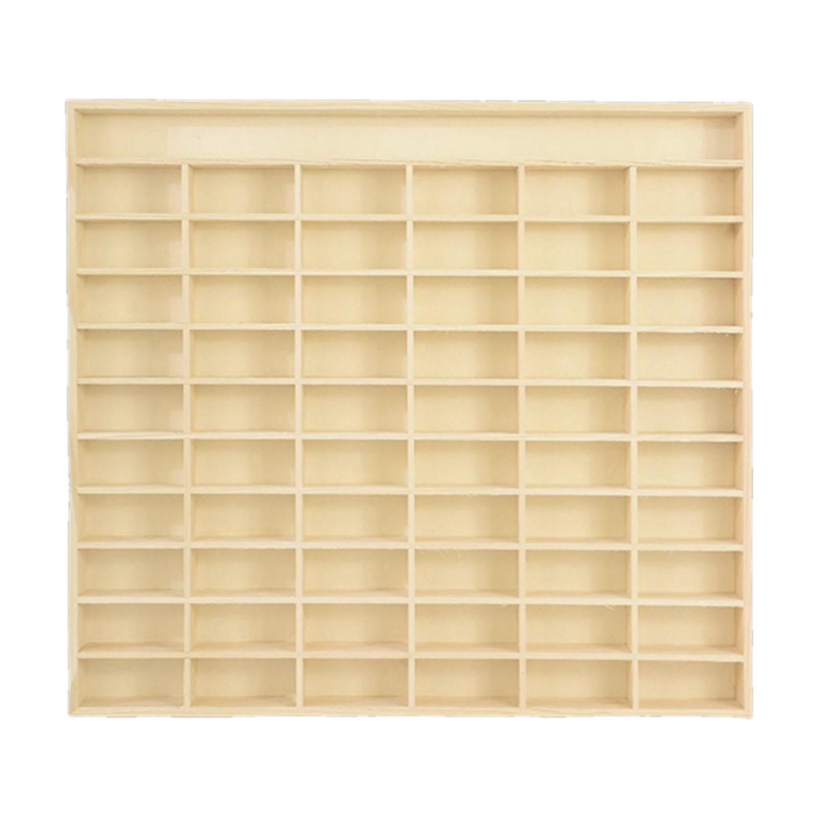 Rushawy 1/64 Scale Toy Car Display Case Wood Multifunctional Model Car ...