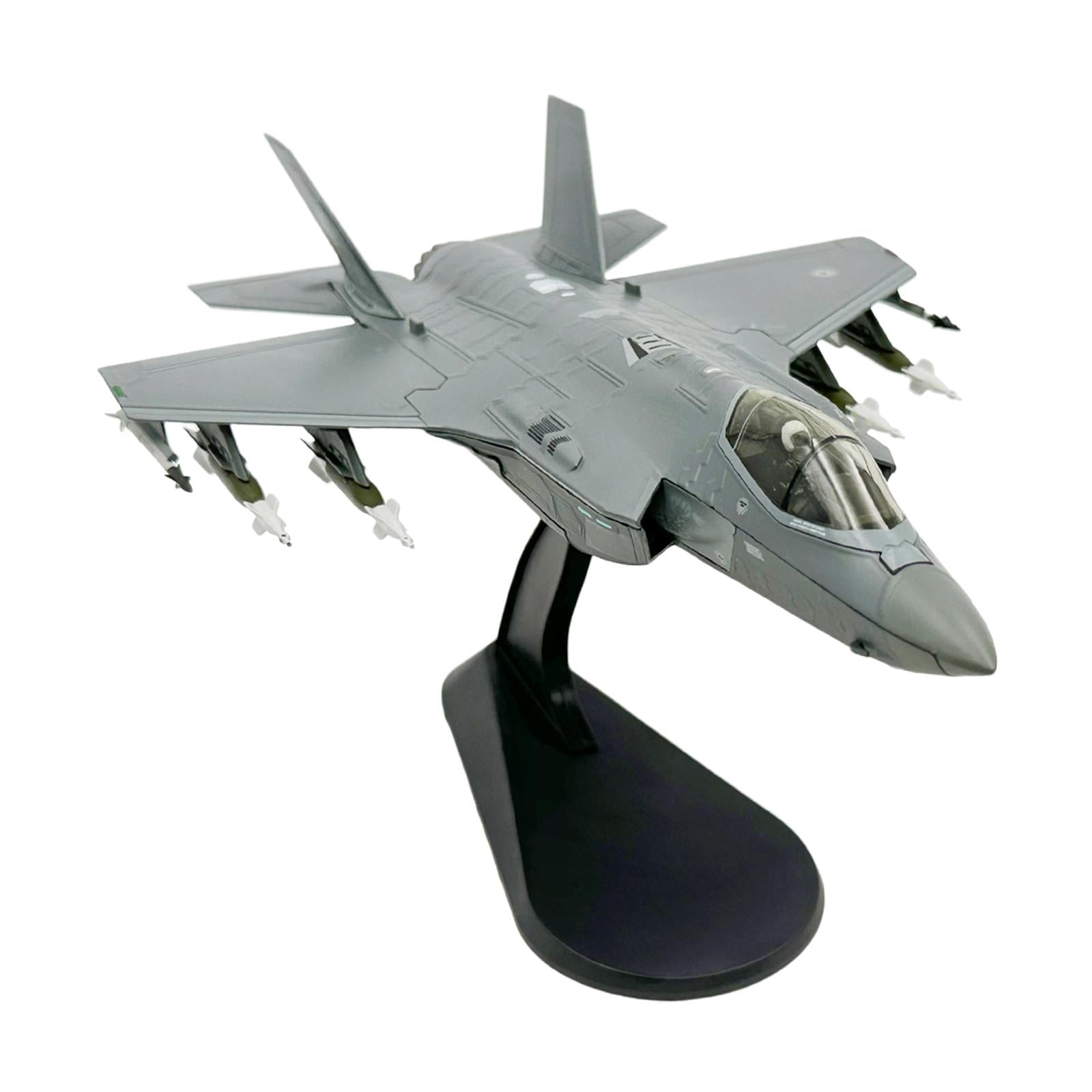 Rushawy 1:72 F-35A Diecast Fighter Model Gift with Base Miniature Toys ...