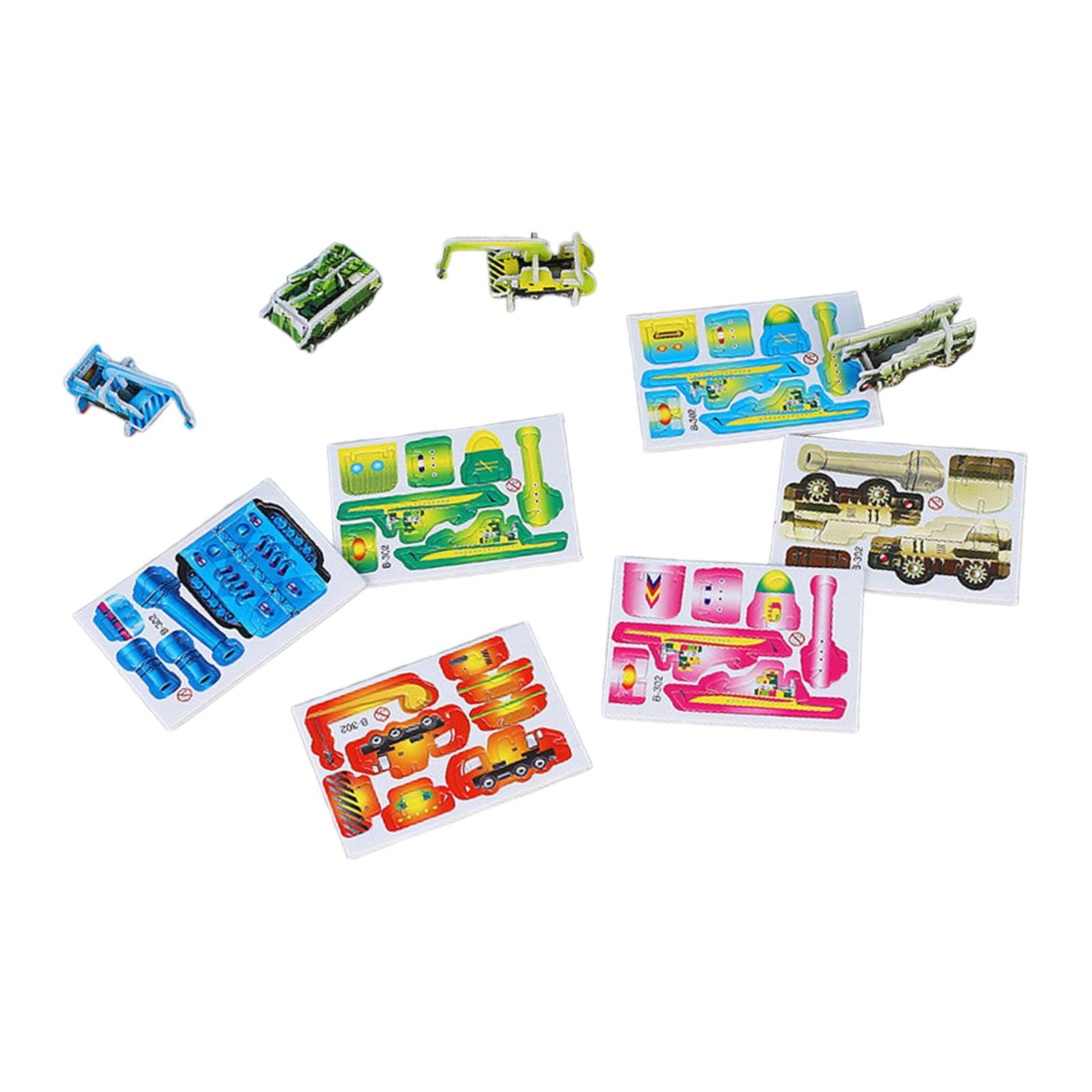 Rushawy 10 Pieces Funny 3D Puzzles Fine Motor Skills Creative ...