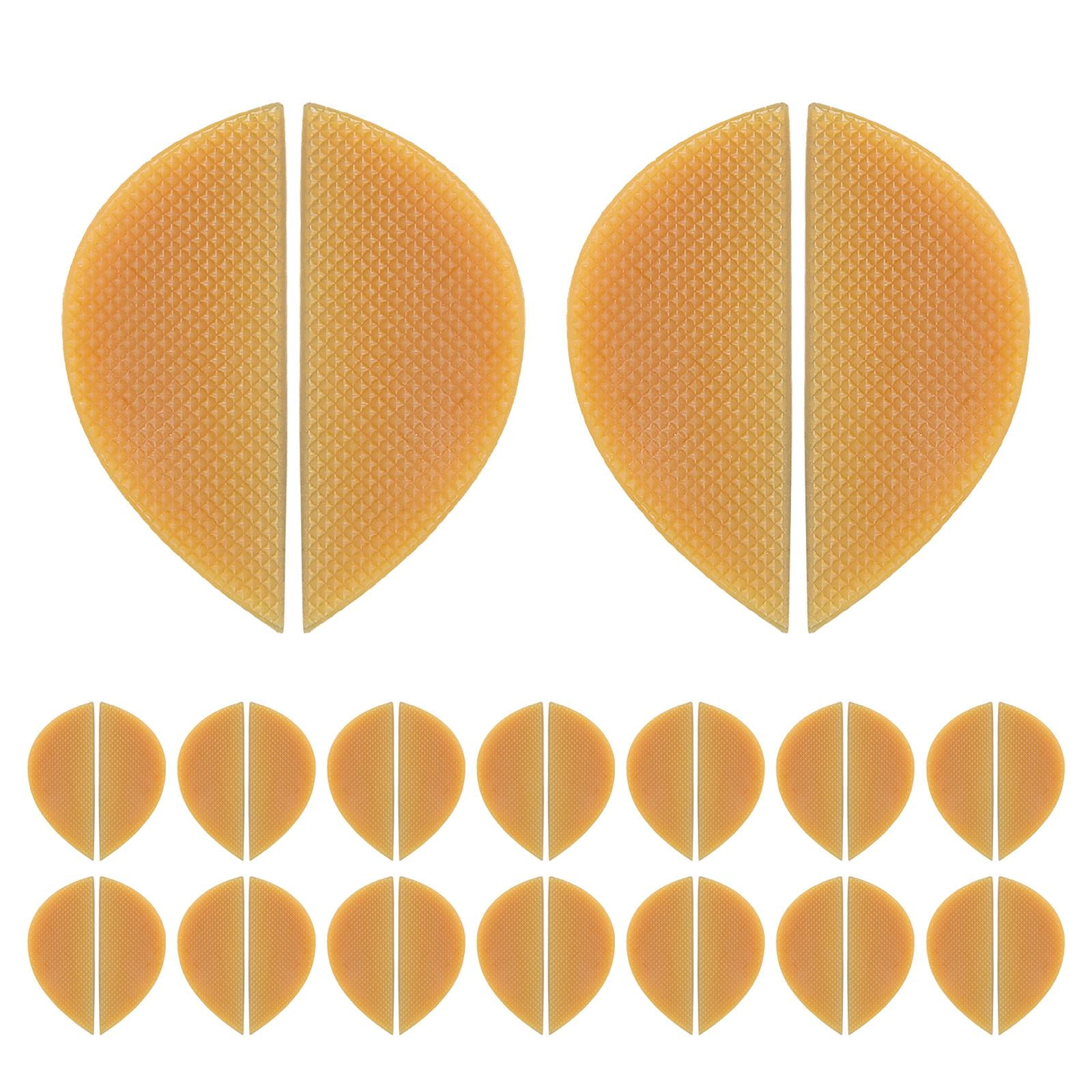 Rushawy 16 pairs of heel plates, rubber shoes, heel taps, tips, non ...