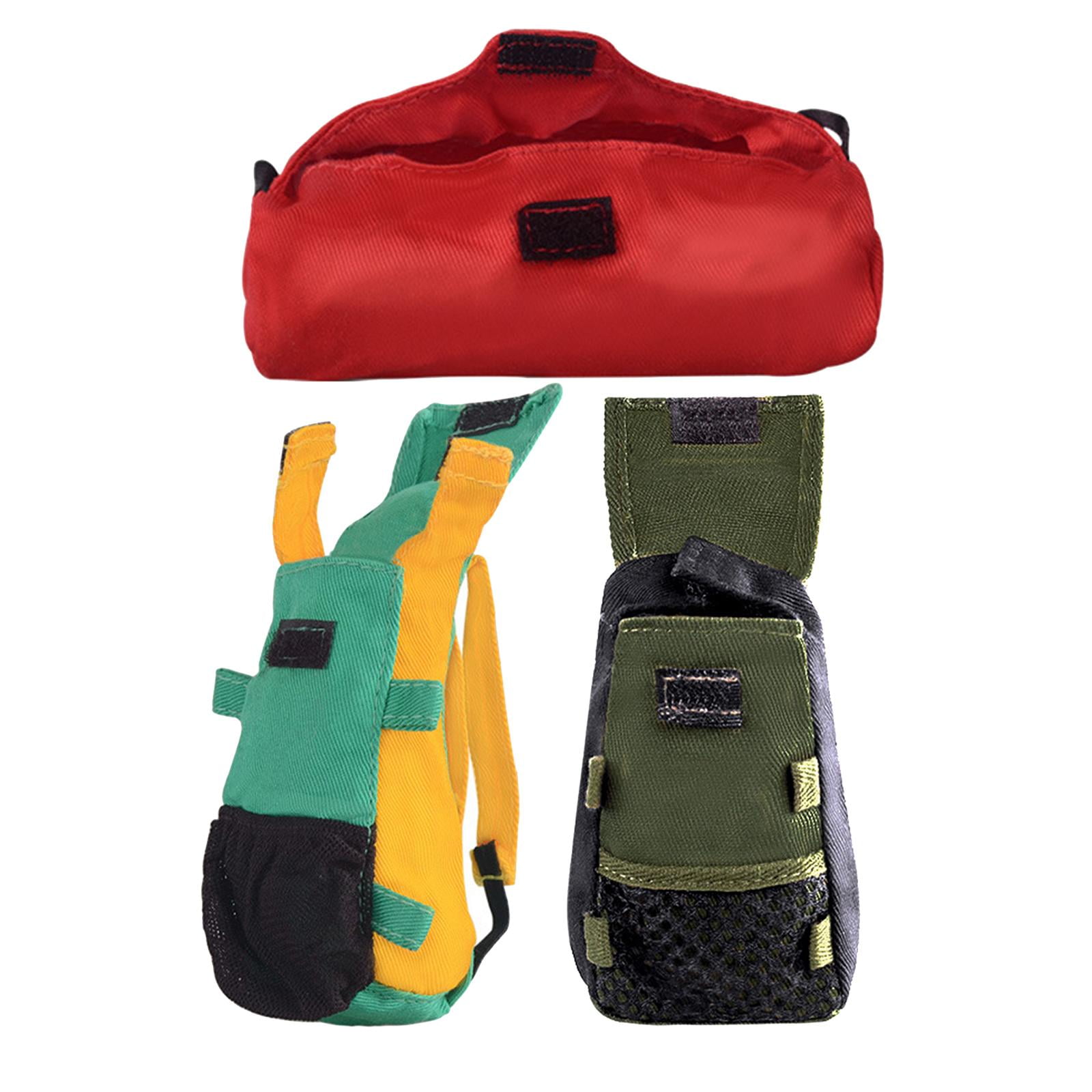 Rushawy 3x 1:6 Scale Soldier Dolls Backpacks Model Tiny Bags Model BJD ...