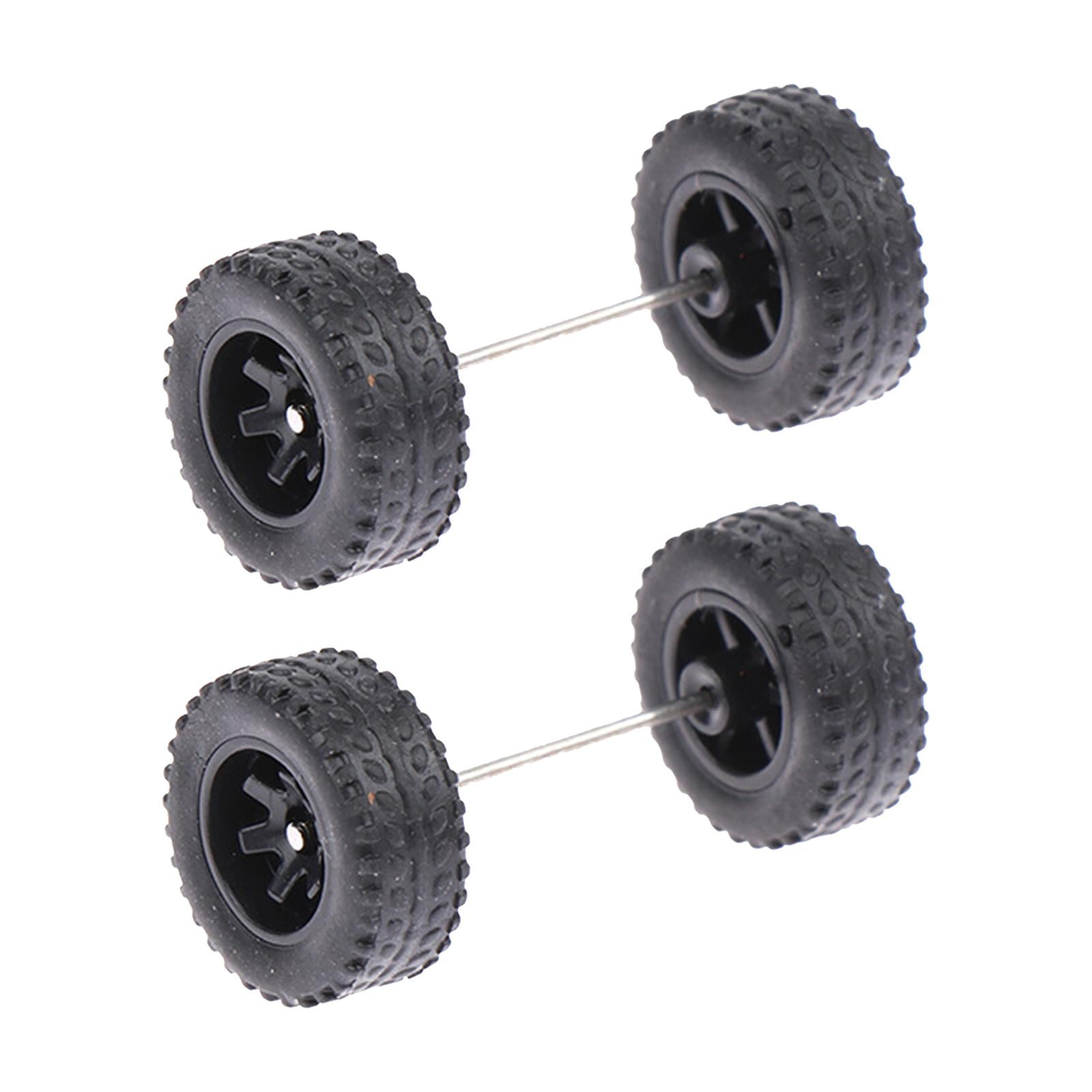 Rushawy 4 Pieces 1: 64 Wheels Simulation Model Car Wheels Tires with ...