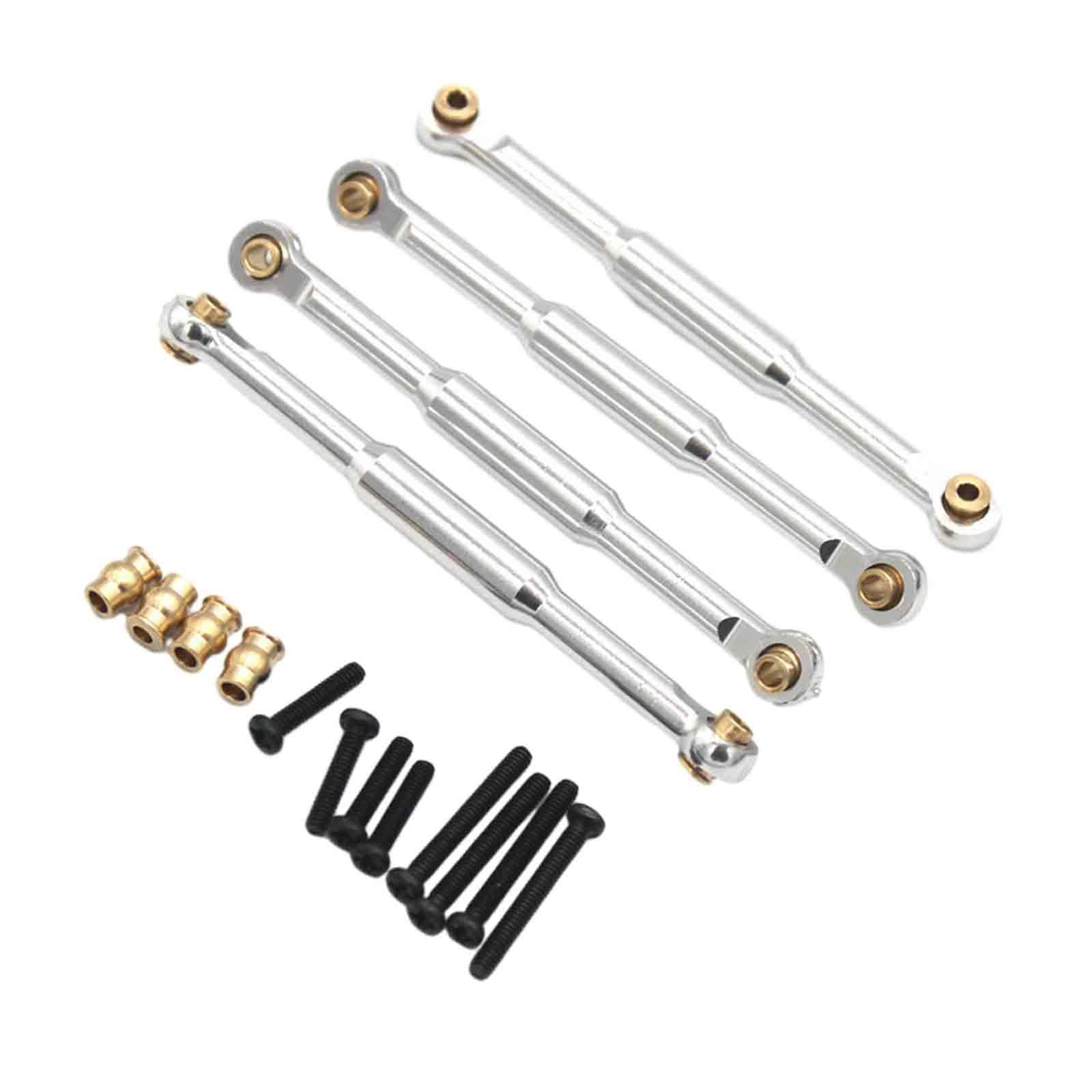 Rushawy 4 Pieces Pull Rod Link Rod Linkage Servo Links Tie Rod for ...