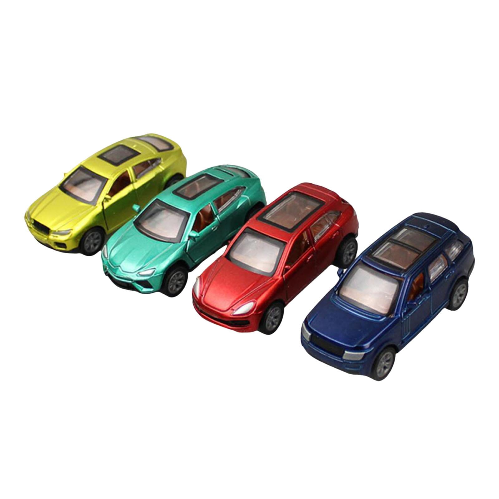Rushawy 4Pcs 1/64 Classic Model Car Layout Collections Simulation ...