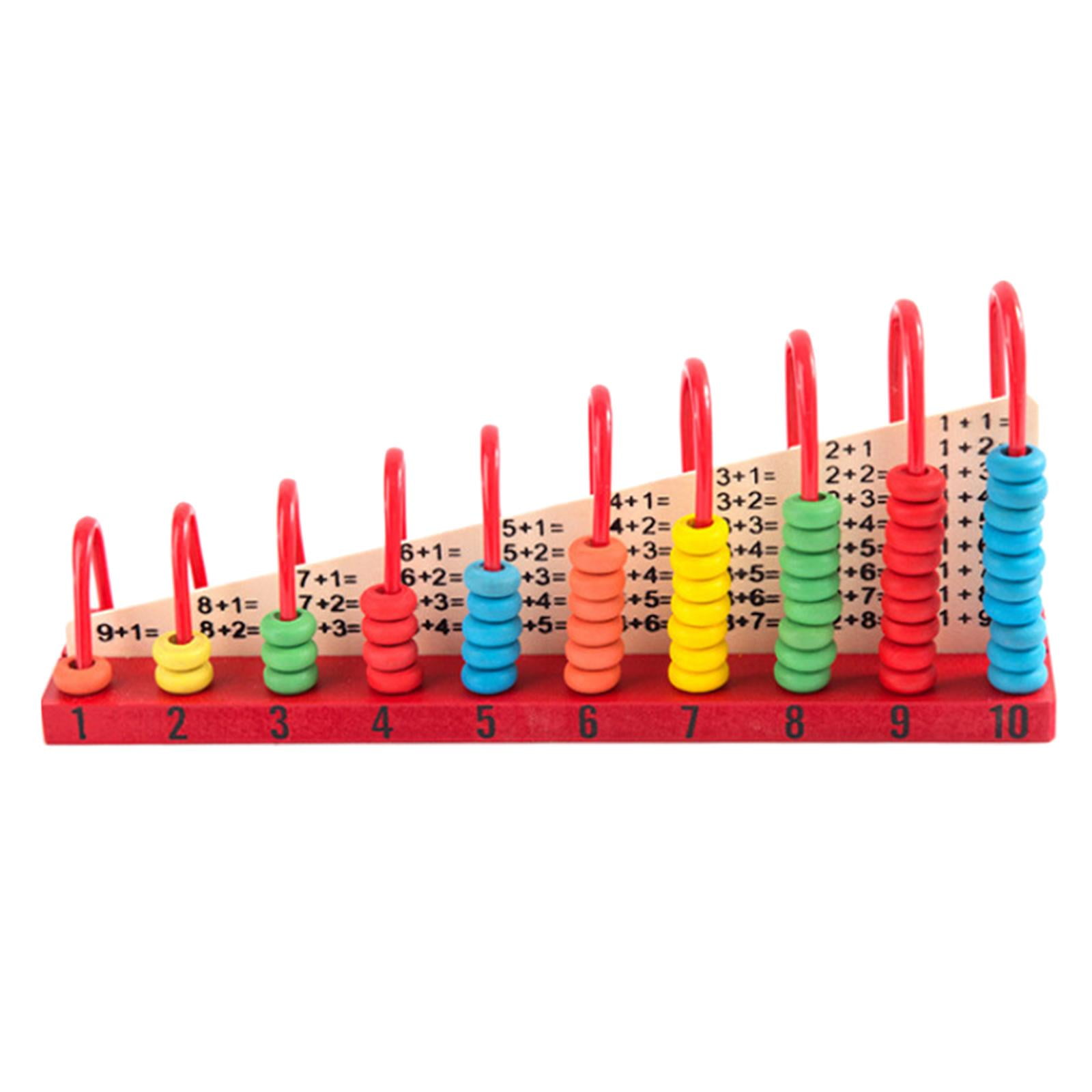 Rushawy Add Subtract Abacus Educational Bead Counter for Preschool ...