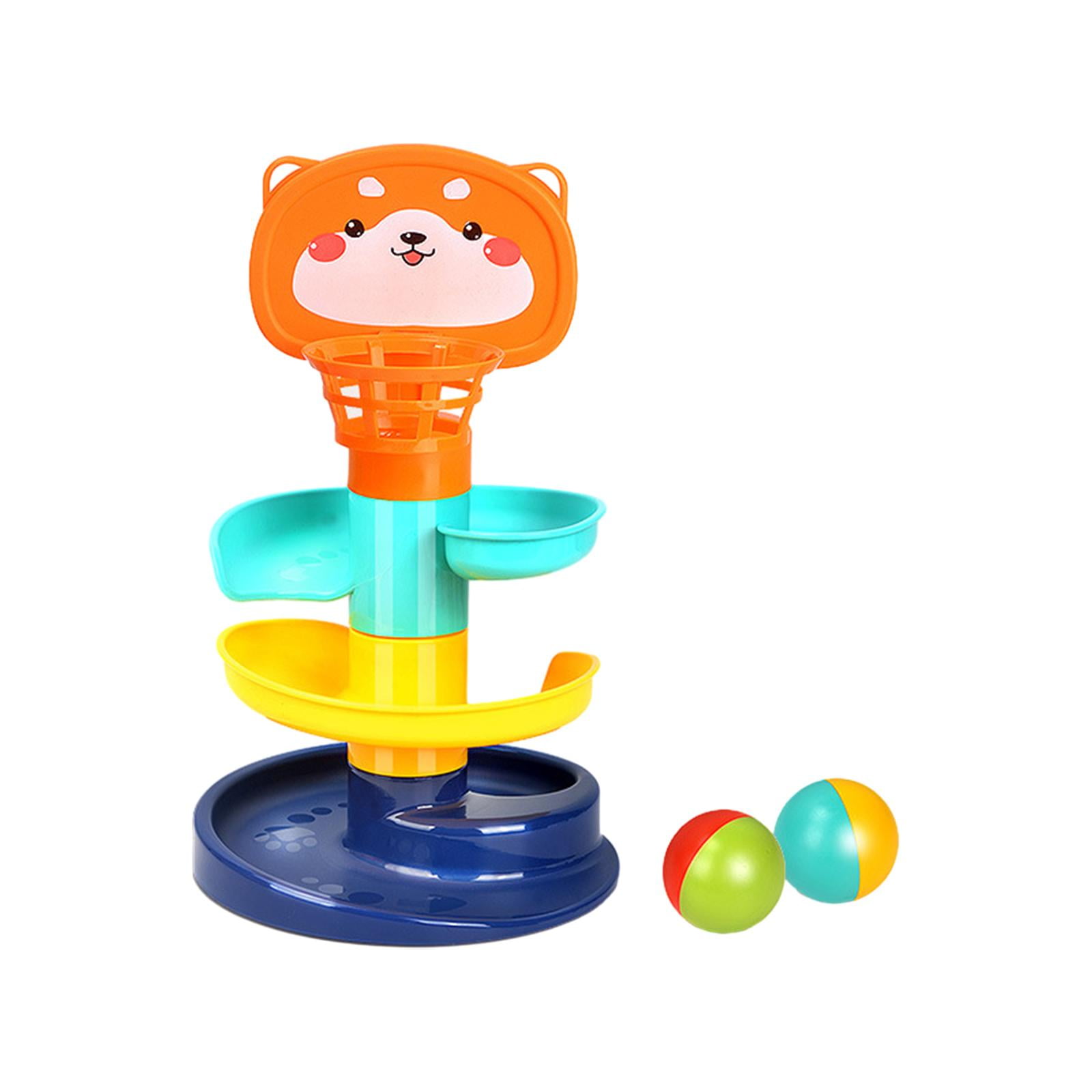Rushawy Ball Drop Toy, Ball Running Ramp for Developing Baby Motor ...