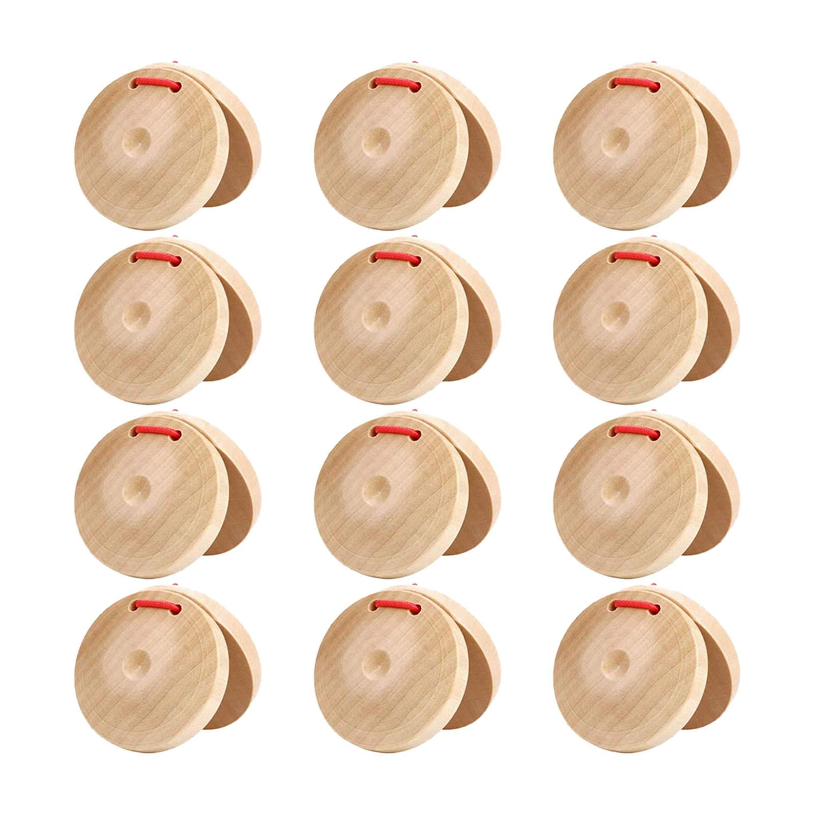 Rushawy Finger Castanets Development Toys Musical Castanets for Baby ...