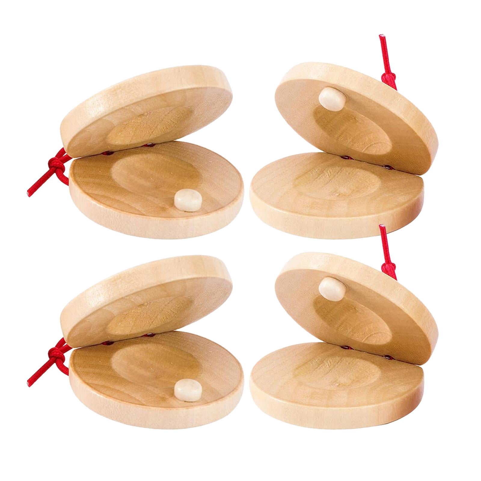 Rushawy Finger Castanets Development Toys Musical Castanets for Baby ...