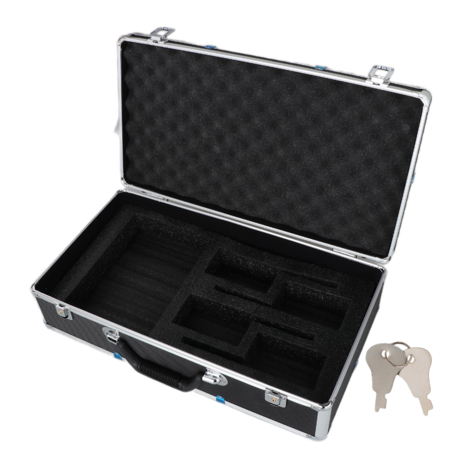 Rushawy Hard Shell Carrying Case Aluminium Alloy Buckle Closure Anti ...