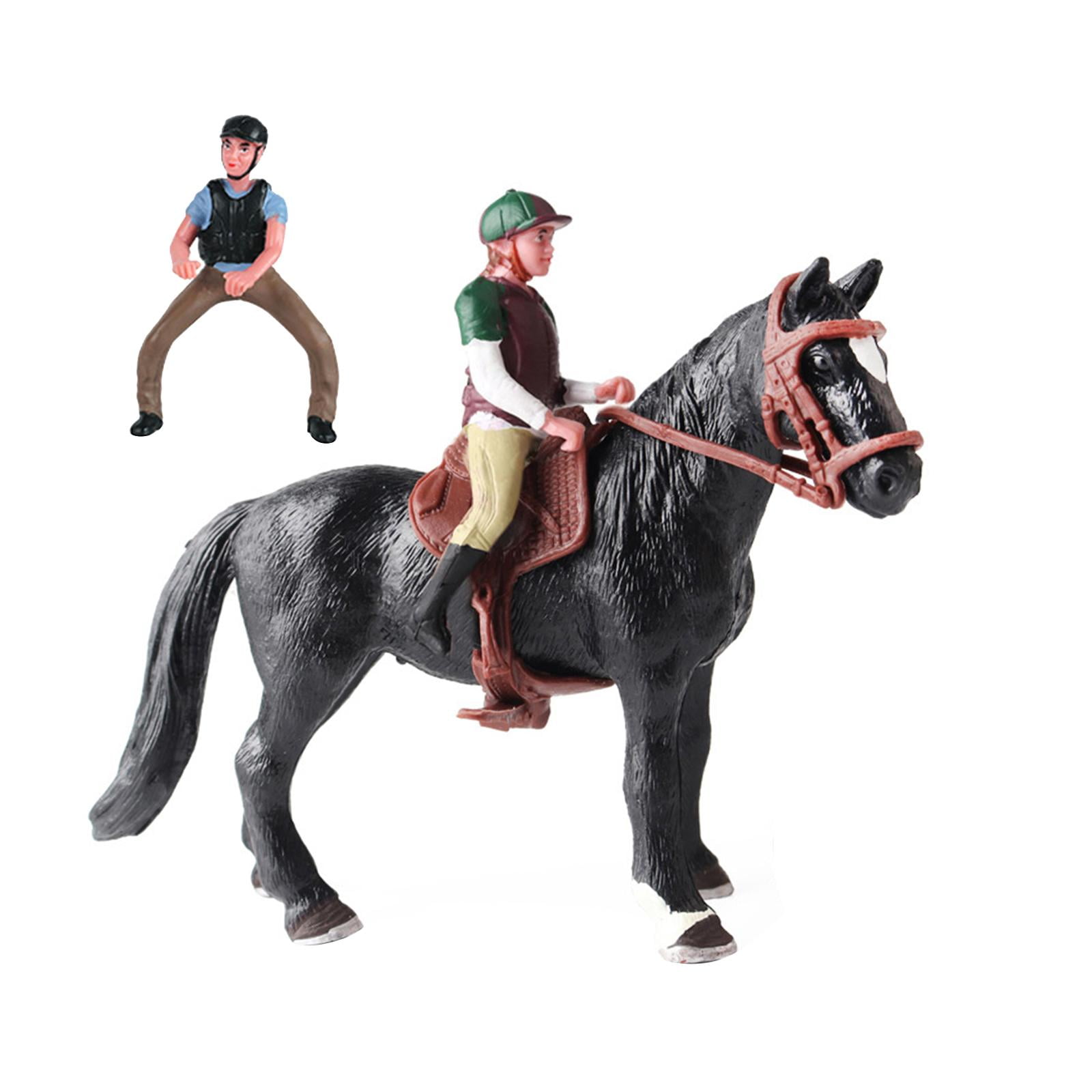 Rushawy Horse Action Figure with Horse Model for Favors Ages 3+ Full ...