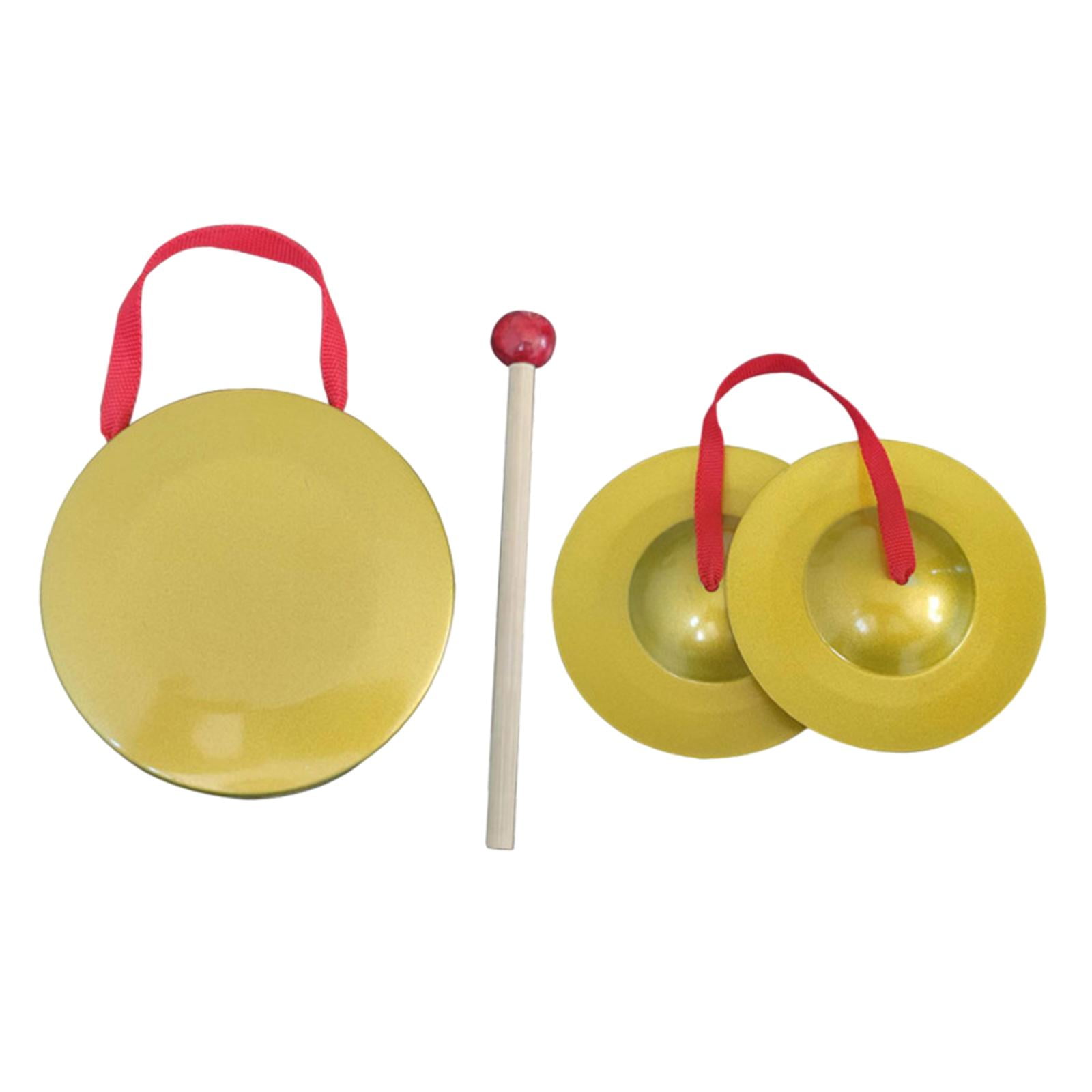 Rushawy Mini Small Hand Cymbals Educational Gong Instrument for Dances ...