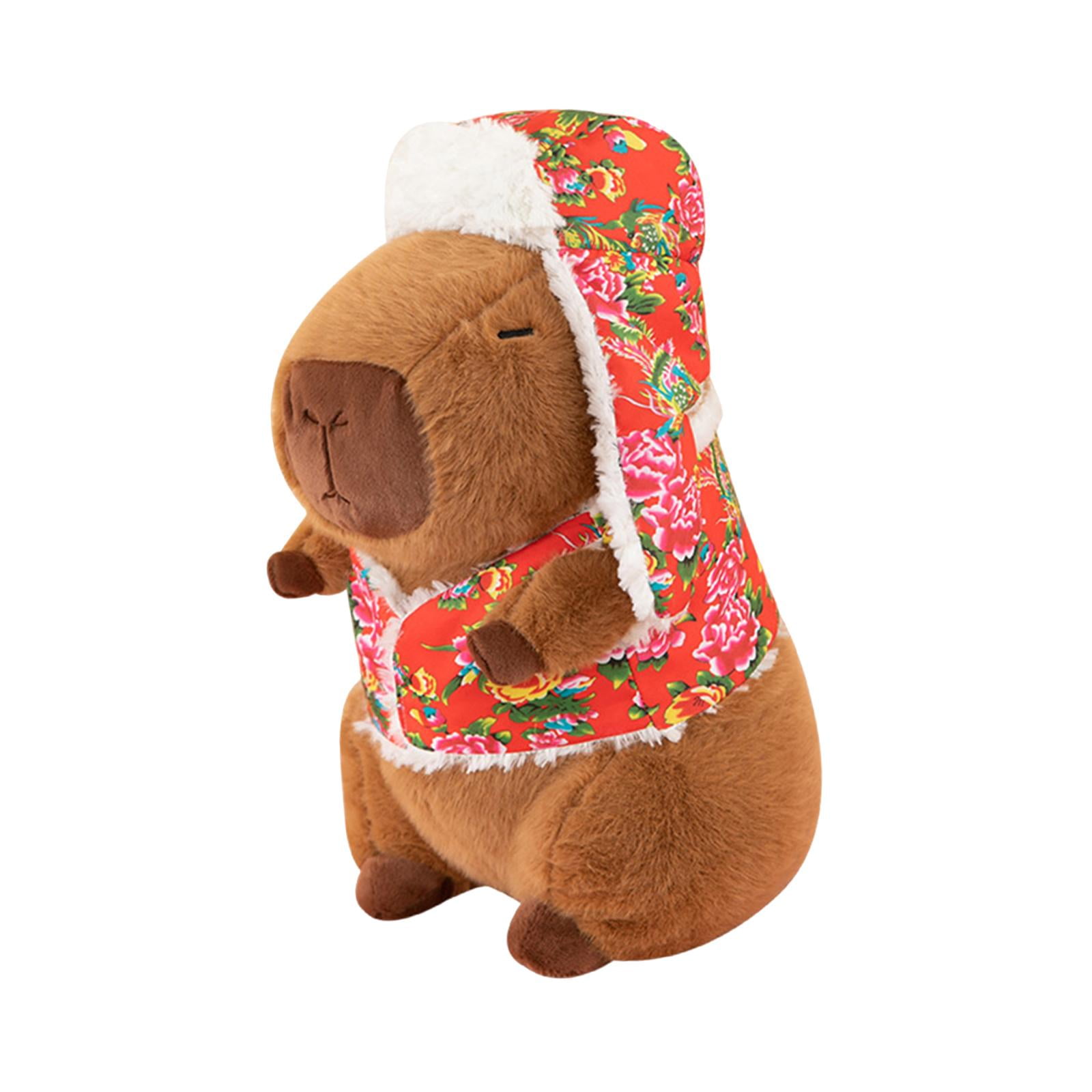 Rushawy Plush Capybara Stuffed Animal Living Room Decoration for Teens ...
