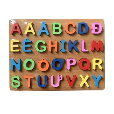 OWT 30 pcs of 1.75" SIGN LANGUAGE ABC EDUCATIONAL WOODEN BLOCKS ...