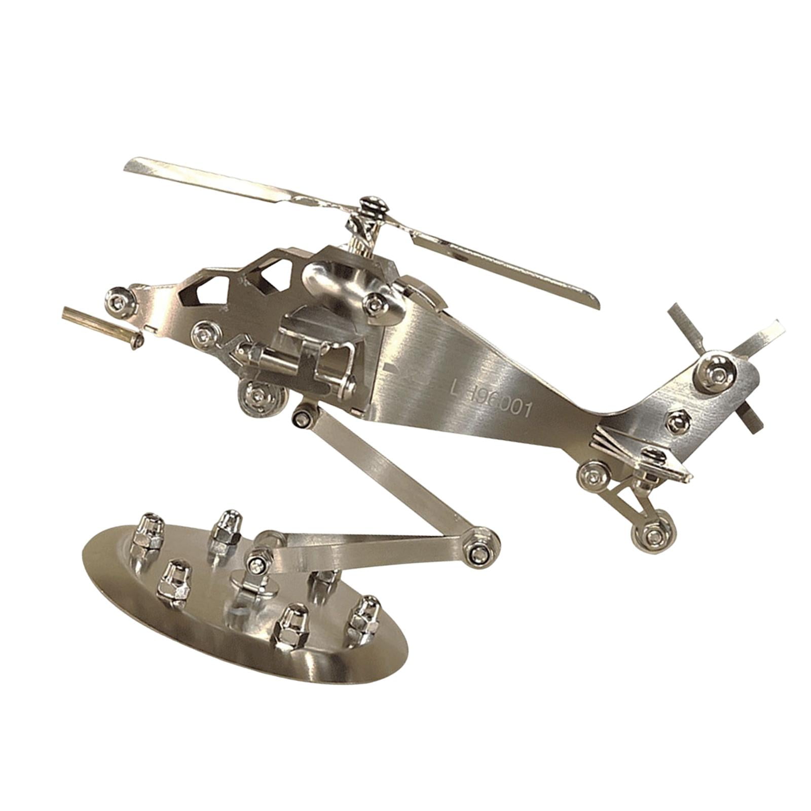 Rushawy Simulation Helicopter Model Educational Toys Display with Stand ...