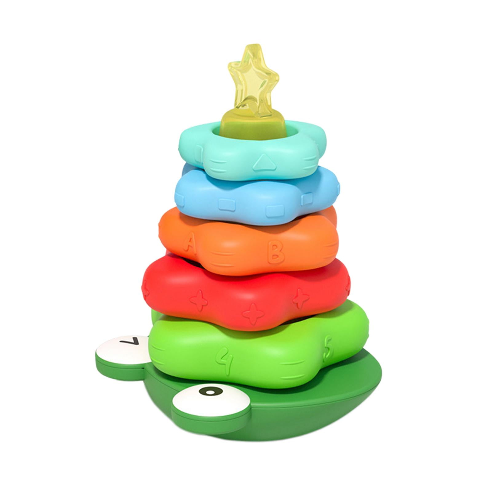 Rushawy Stacking Toy Early Learning Toy Nesting Toy Frog Stacking ...