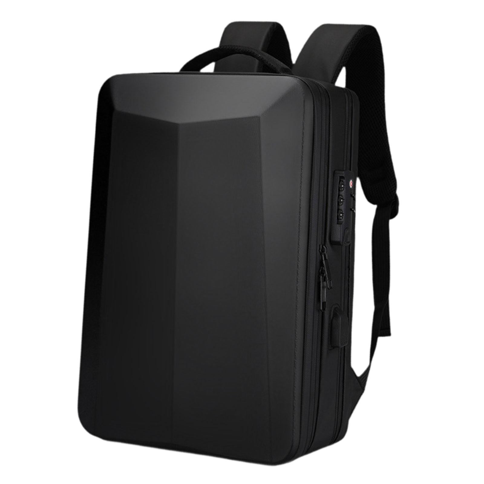 Rushawy Trendy large capacity hard shell backpack with for laptops and ...