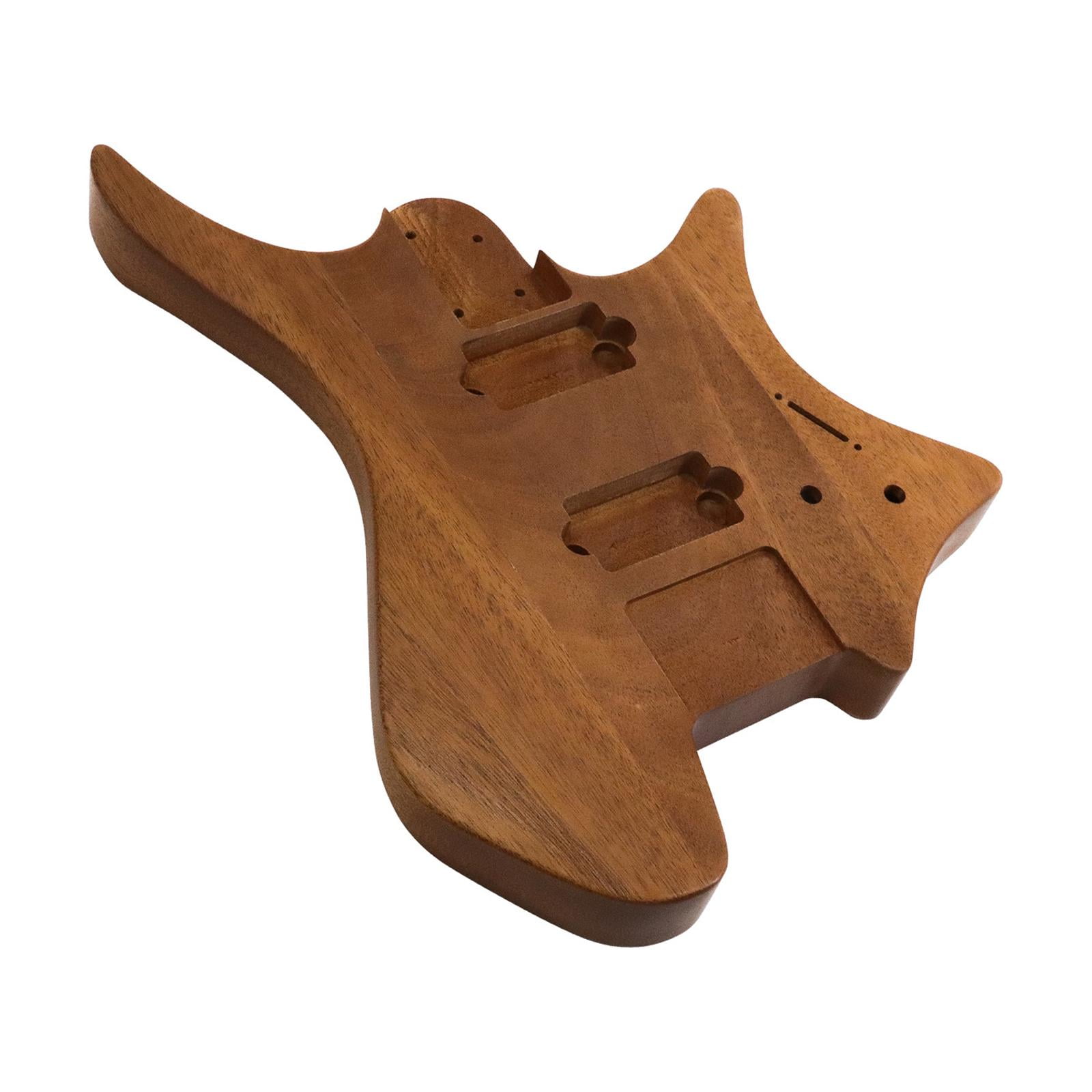 Rushawy Unfinished Guitar Body with Pickup Hole, Guitar Barrel ...