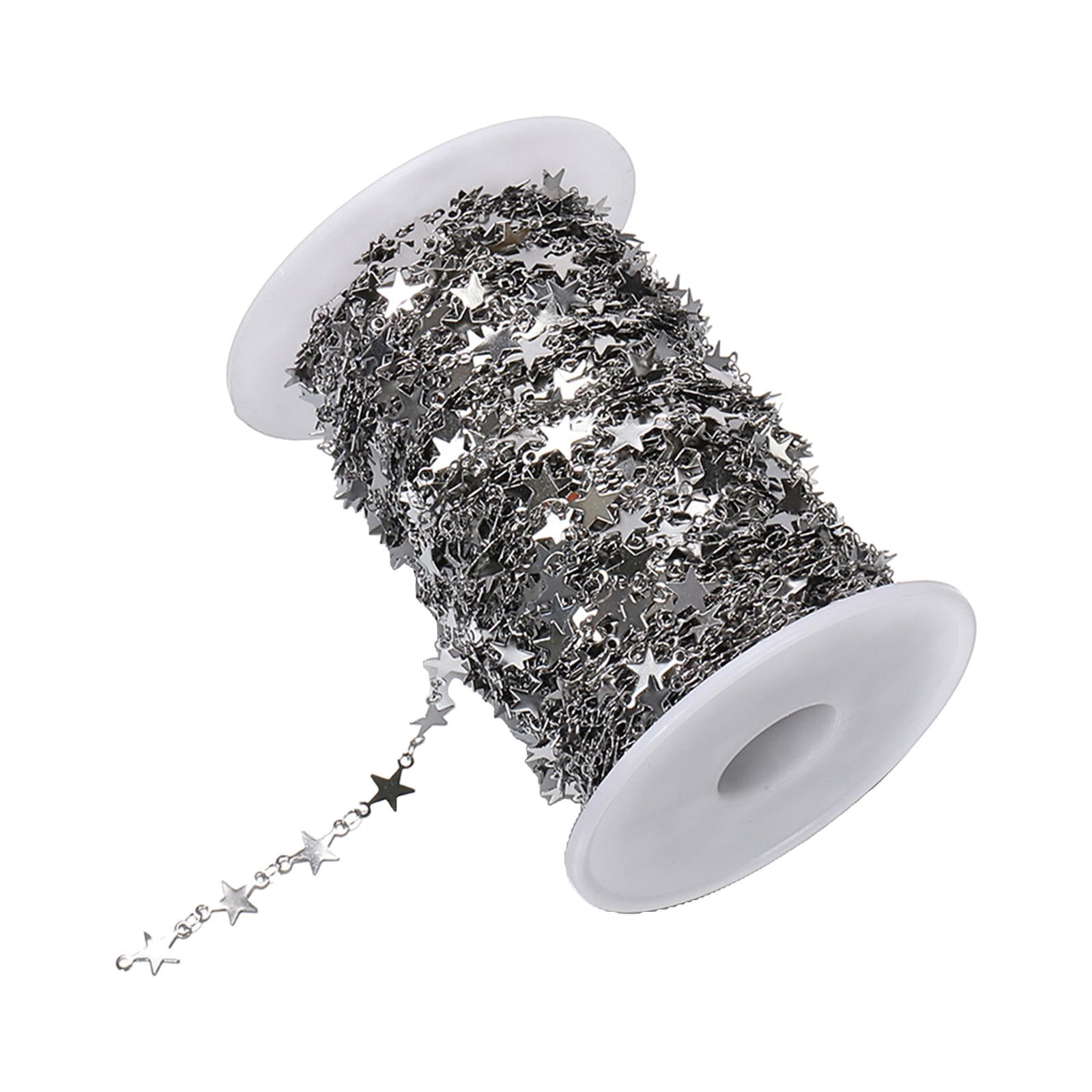 Rushay 1 Meter Chain, Hand Wrapped Chain Bulk Cable Chains for DIY ...