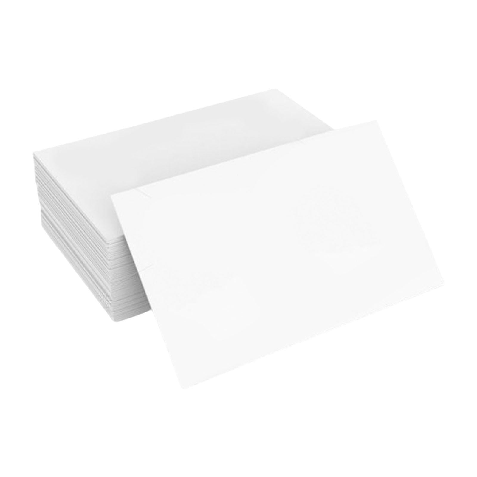 Rushay 100 Pieces Blank Cardstock Paper Postcard Paper for Message ...