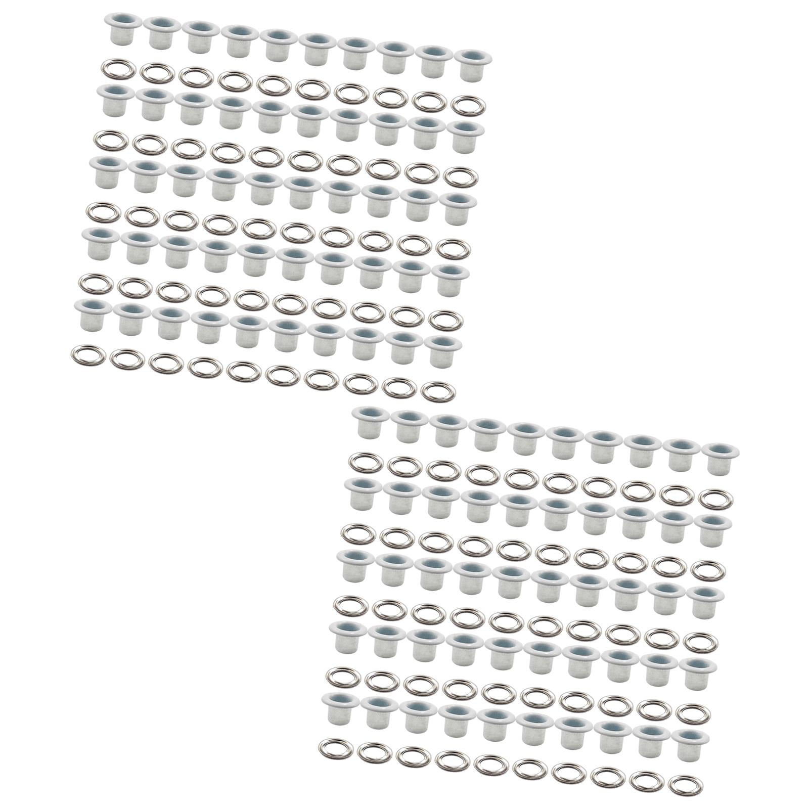 Rushay 100Pcs Eyelet Grommet Tool Kit Eyelet Button Accessories Heavy ...