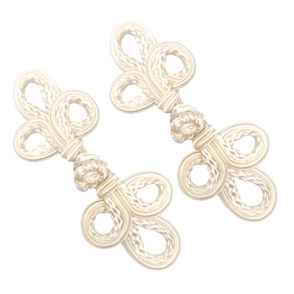 Rushay 2 Pairs Chinese Knot Frog Buttons, Chinese Frog Closure, Chinese ...