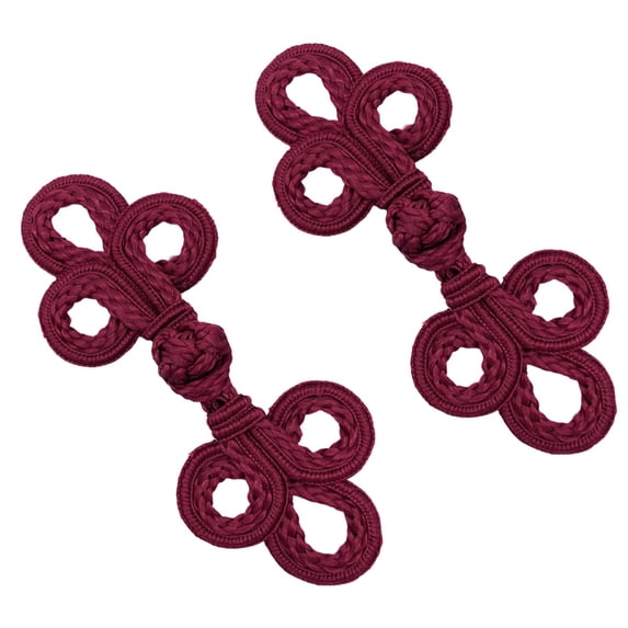 Rushay 2 Pairs Chinese Knot Frog Buttons, Chinese Frog Closure, Chinese ...
