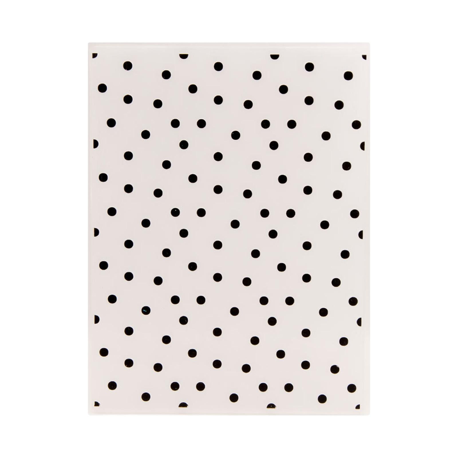Rushay Dots Embossed Folder Dots Pattern DIY Craft Folder Tool for ...