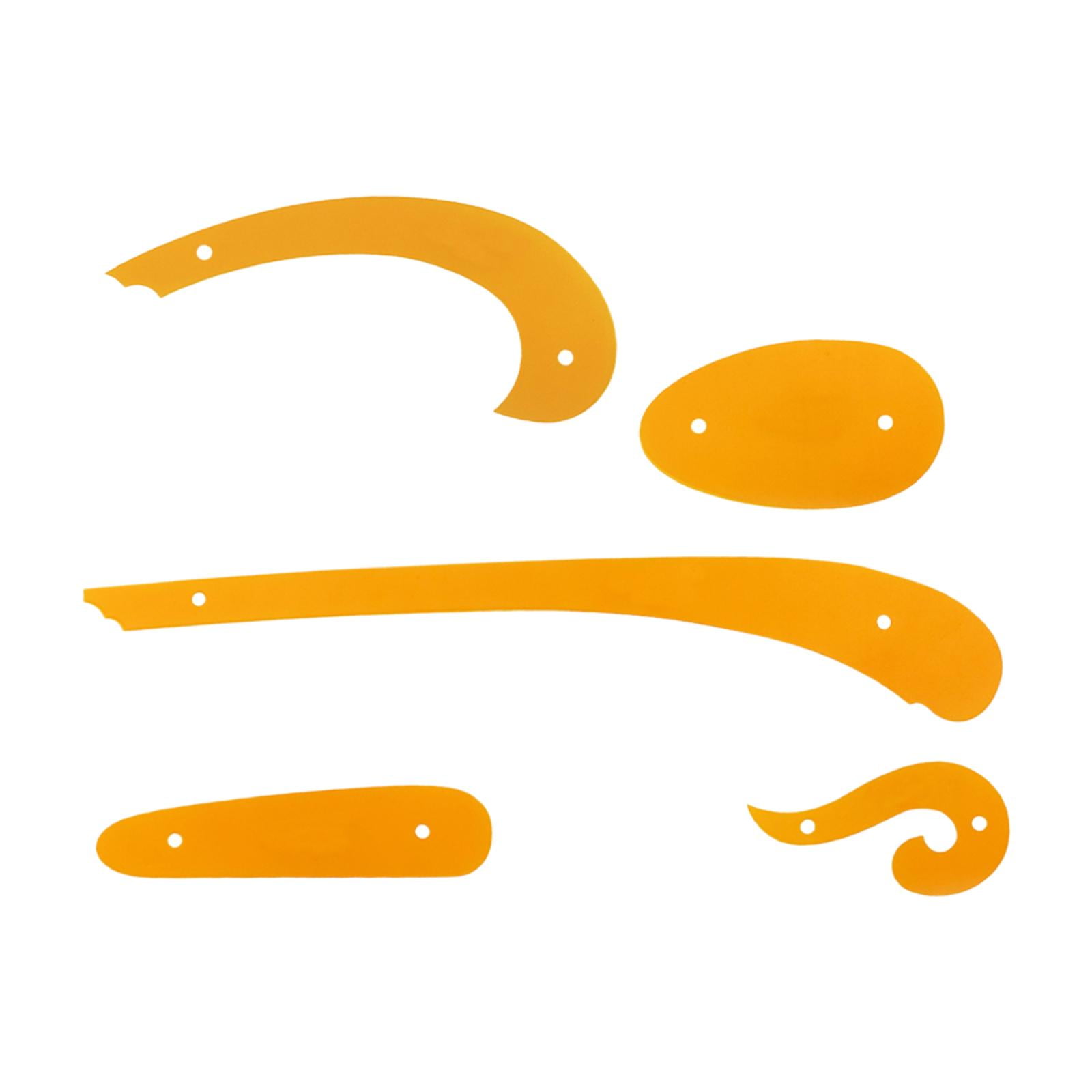 Rushay French Curve Ruler Accuracy Easy to Use Gauge Drafting Drawing ...