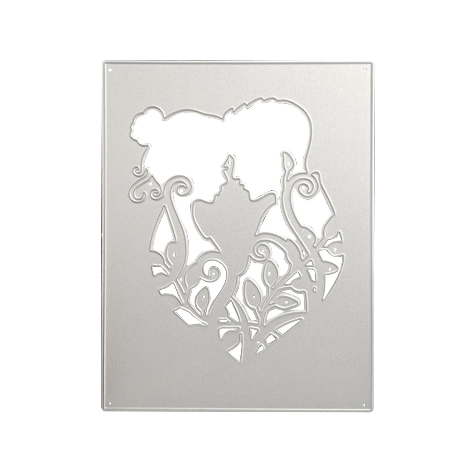Rushay Metal Cutting Dies Card Embossing Template Wedding Cutting Dies ...