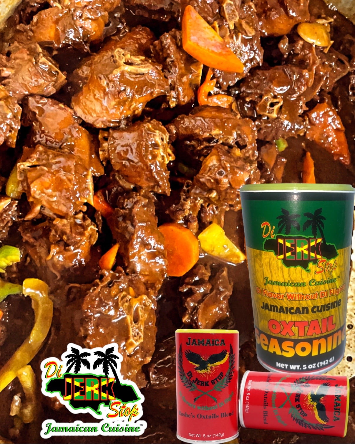 Rushe's Oxtail Cooking Blend, Low Sodium, 5oz Powder - Walmart.com