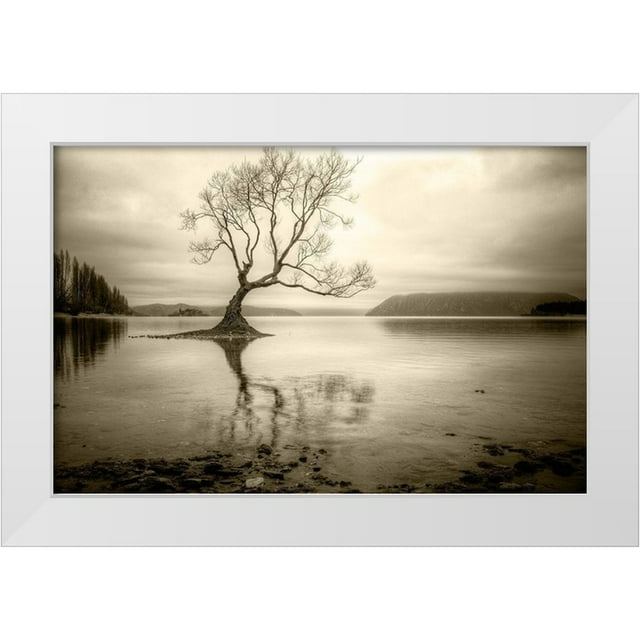 Rushton, Ian 18x13 White Modern Wood Framed Museum Art Print Titled ...