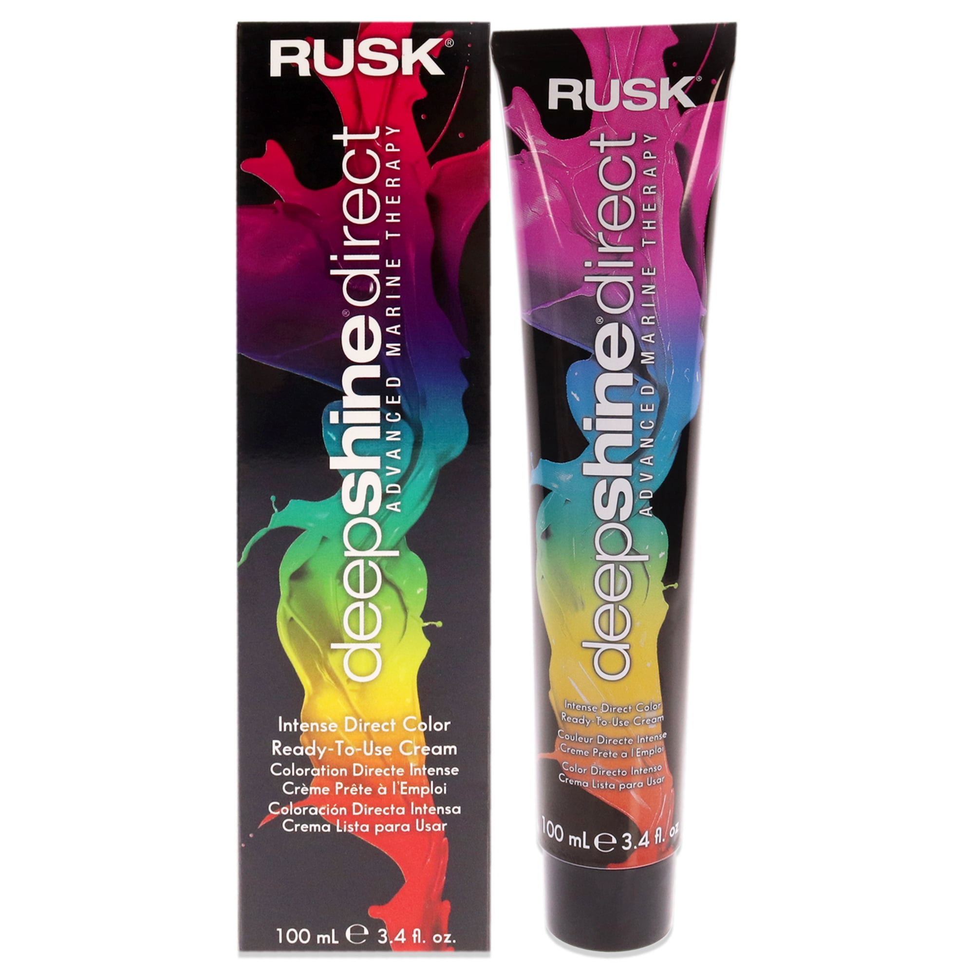 Rusk Deepshine Dye - Intense Direct Color, Icy White, 3.4 oz Hair Color ...