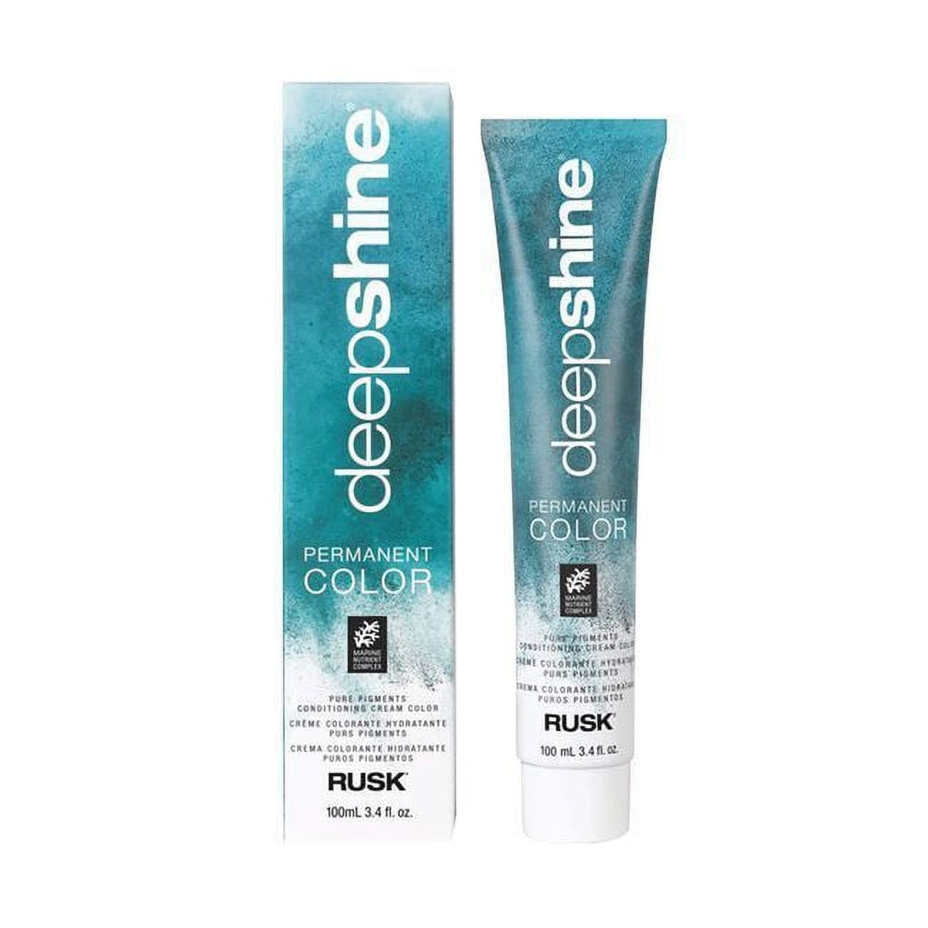 Rusk Deepshine Permanent Hair Color, Conditioning Cream with Micro Pure ...