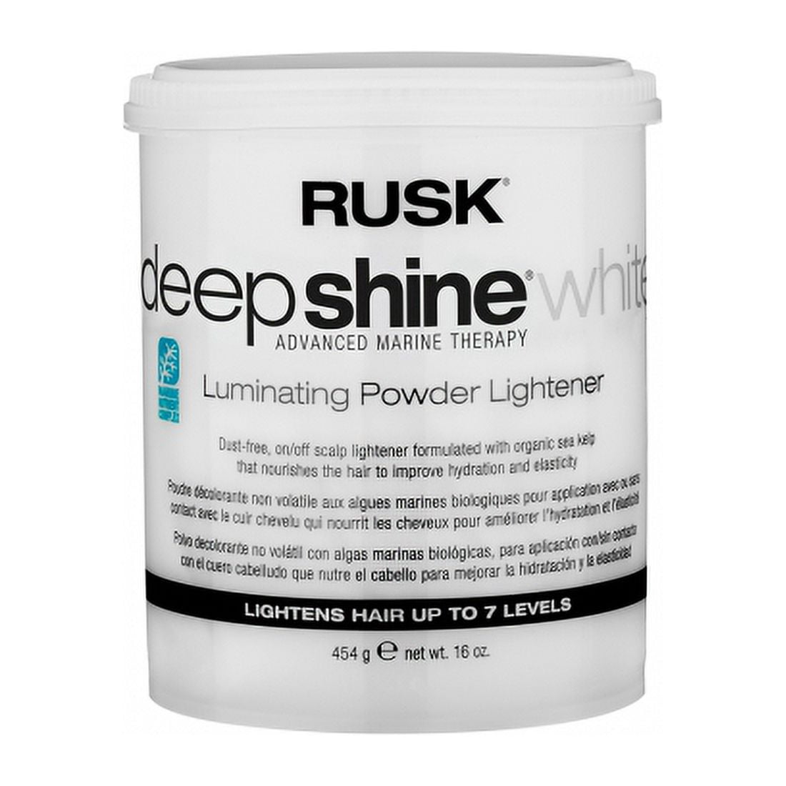 Rusk Deepshine White Luminating Powder Lightener 16 Oz - Walmart.com