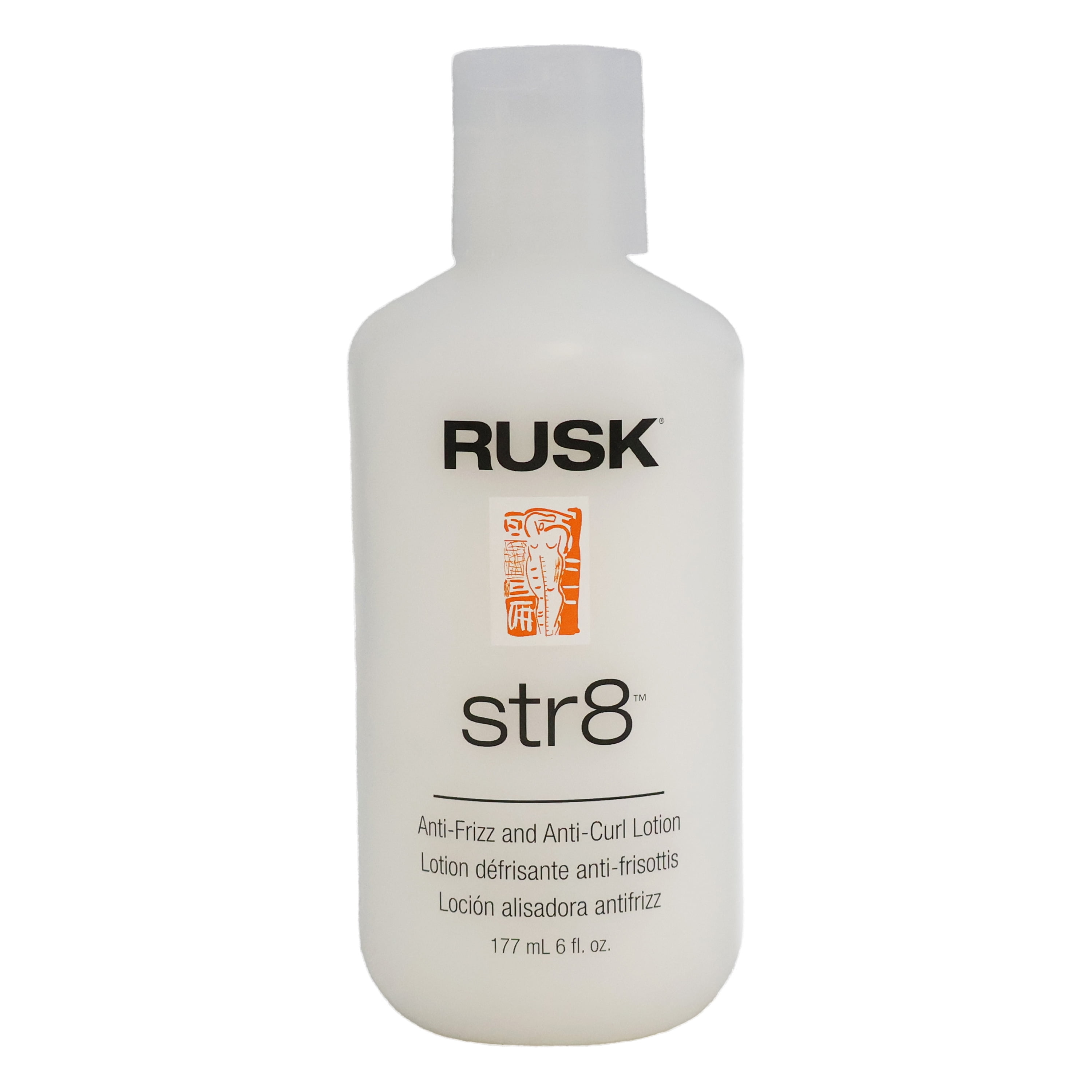 Rusk STR8 Anti-Frizz and Anti-Curl Lotion, Humidity Blocking Hair ...