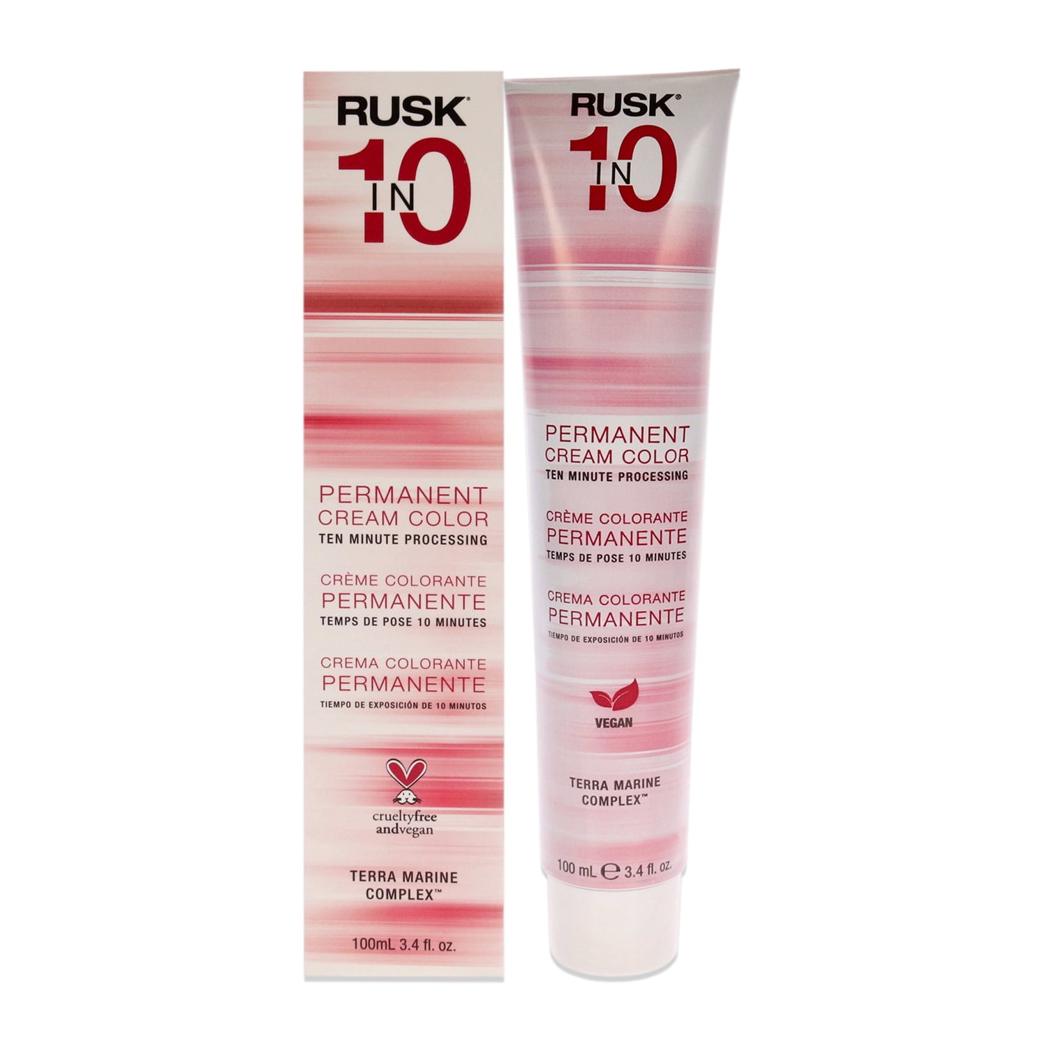 Rusk IN10 Permanent Cream Color, 3N Dark Natural Brown, 3.4 Oz., 2 Pack ...