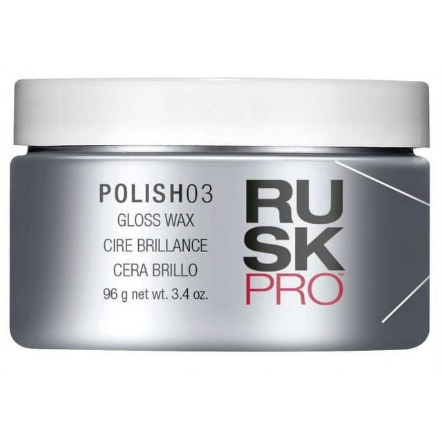 Rusk Pro Polish03 Gloss Wax - Light-Hold, Non-Greasy, Weightless ...