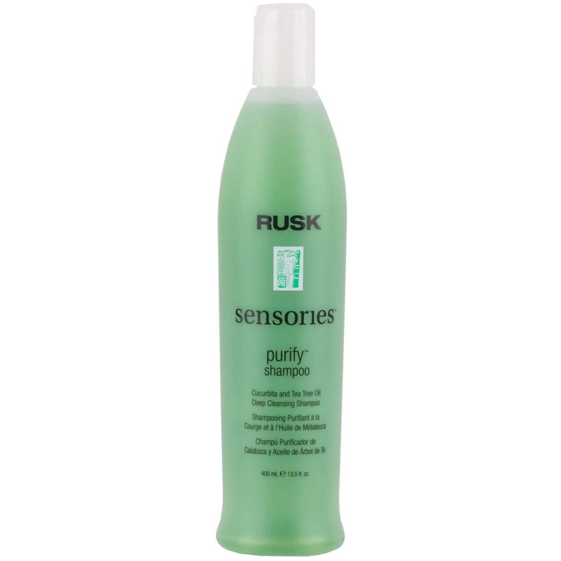 Rusk Purify Shampoo - cucurbita & tea tree oil deep cleansing shampoo ...