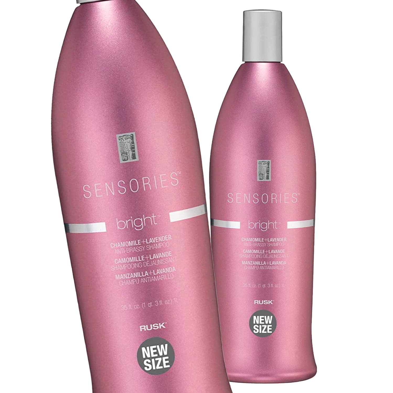 Rusk Sensories Bright Anti Brassy Shampoo 35 oz - Pack of 2 - Walmart.com