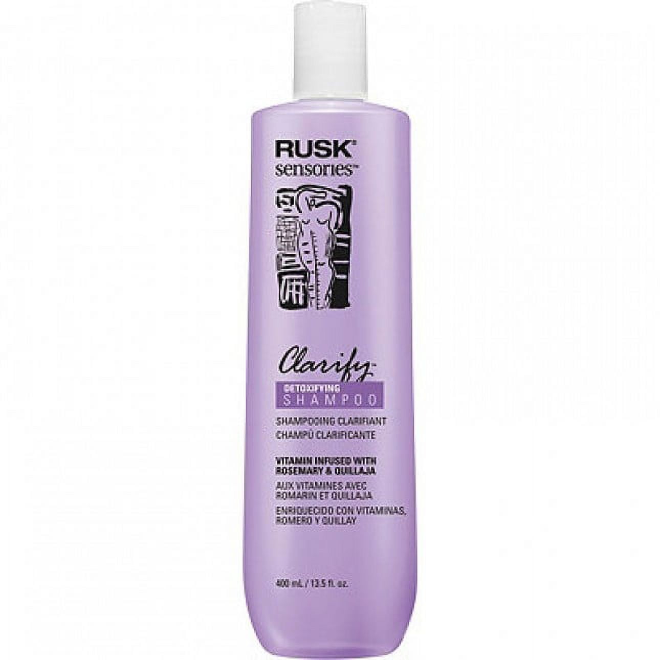 Rusk Sensories Clarify Shampoo, Detoxifying and Deep Cleansing, 13.5 FL ...
