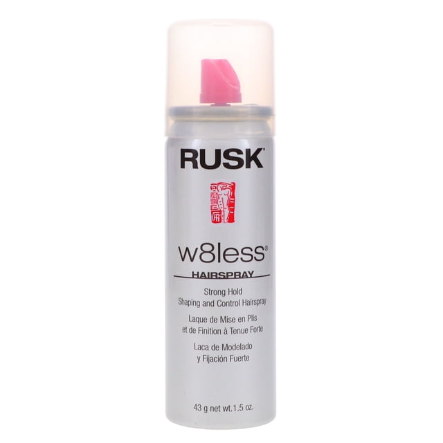 Rusk W8Less Strong Hold Shaping & Control Hairspray, Thermal Styling ...