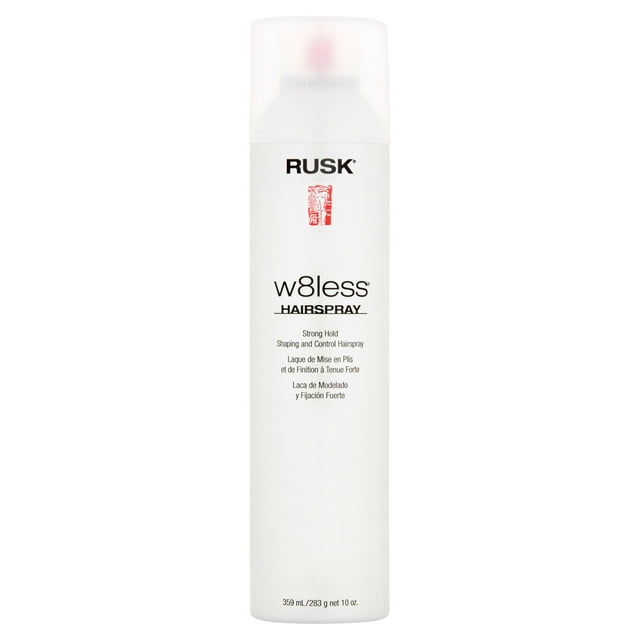 Rusk W8Less Strong Hold, Shaping And Control Hairspray, Weightless ...